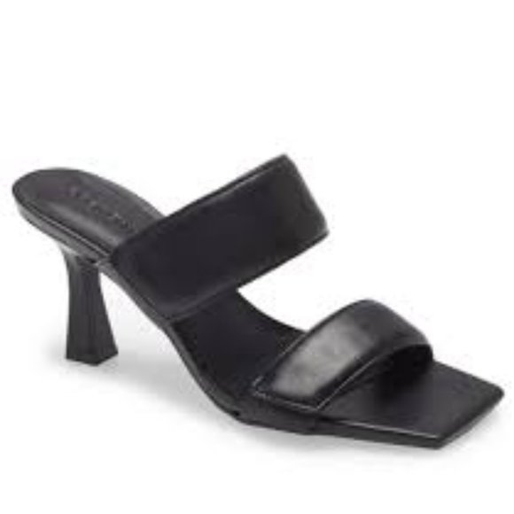 Open Edit | Shoes | Open Edit Quincy Sandal Heel Sandal Black Women ...